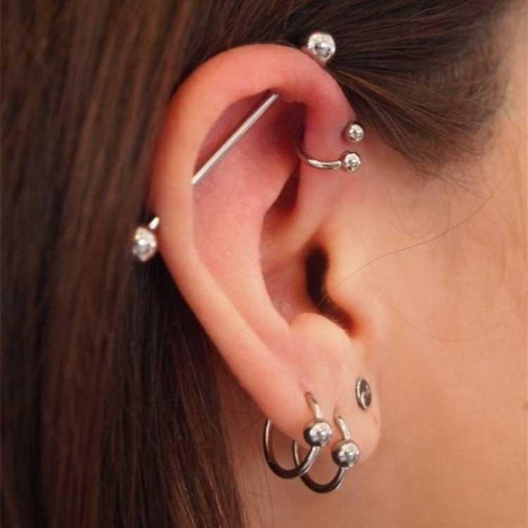 Piercing Aro Puente Barra Oreja Acero Variados Modelos - $ 198,00 en ... Piercing Aro Puente Barra Oreja Acero Variados Modelos - $ 198,00 en ...